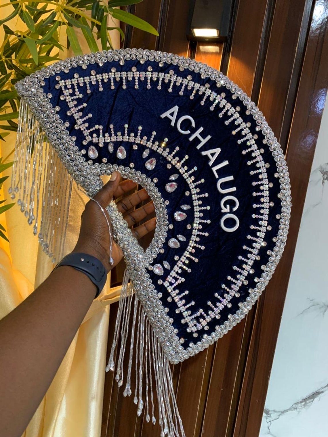 African Wedding Hand Fan: Asoebi, Igbo & Yoruba Traditions - Etsy