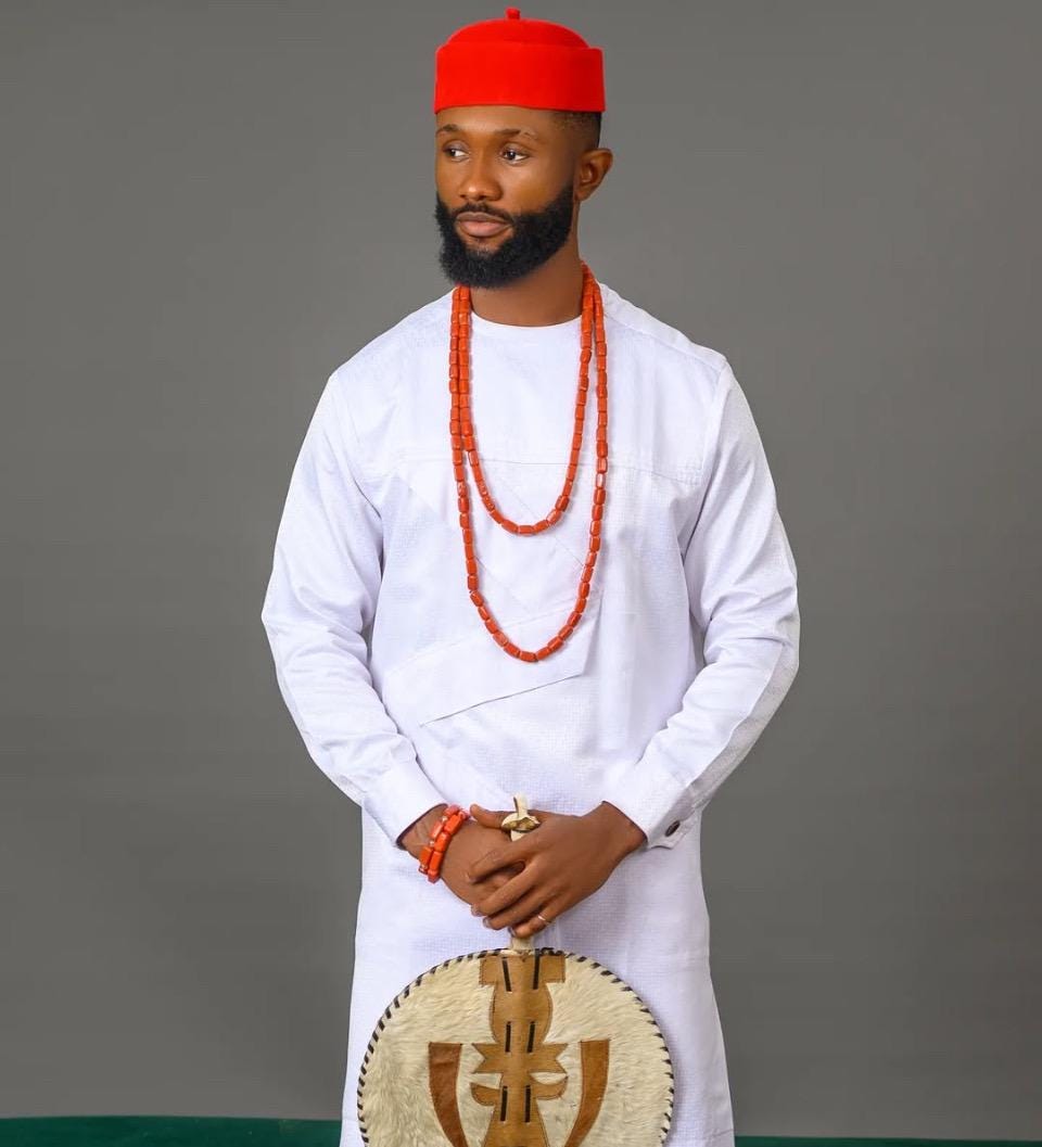 Complete Set Igbo Men Cap Yorubaen Beaded Cap African Traditional ...