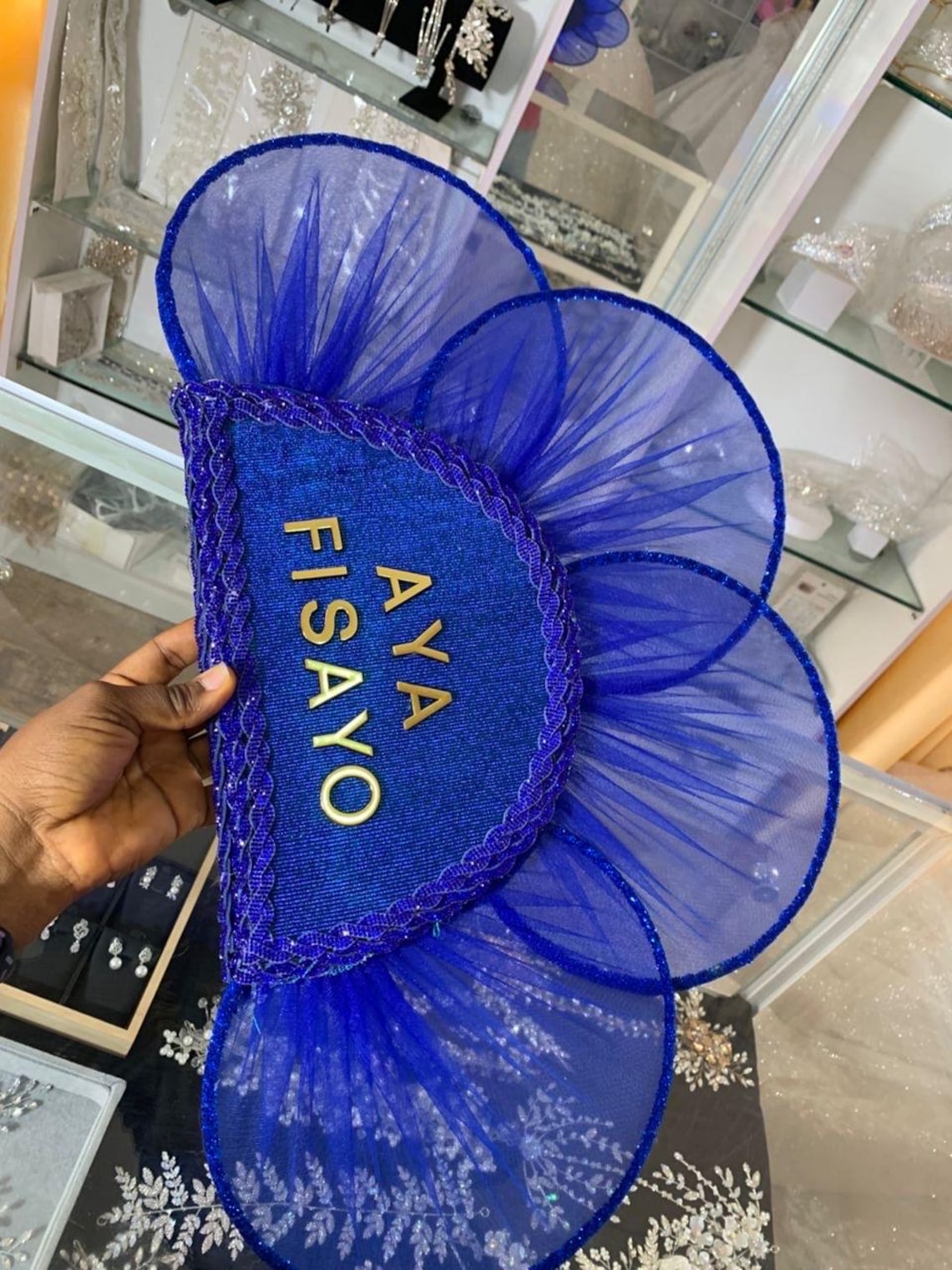 African Wedding Hand Fan: Asoebi, Igbo & Yoruba Traditions - Etsy