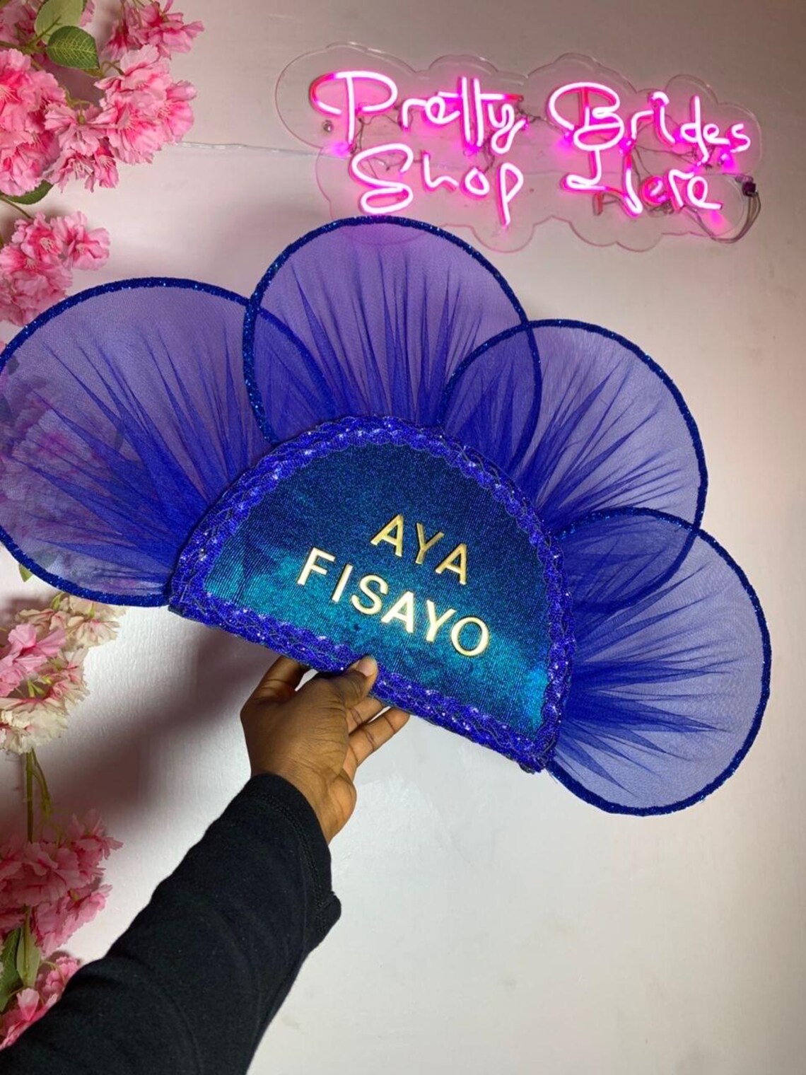 African Wedding Hand Fan: Asoebi, Igbo & Yoruba Traditions - Etsy