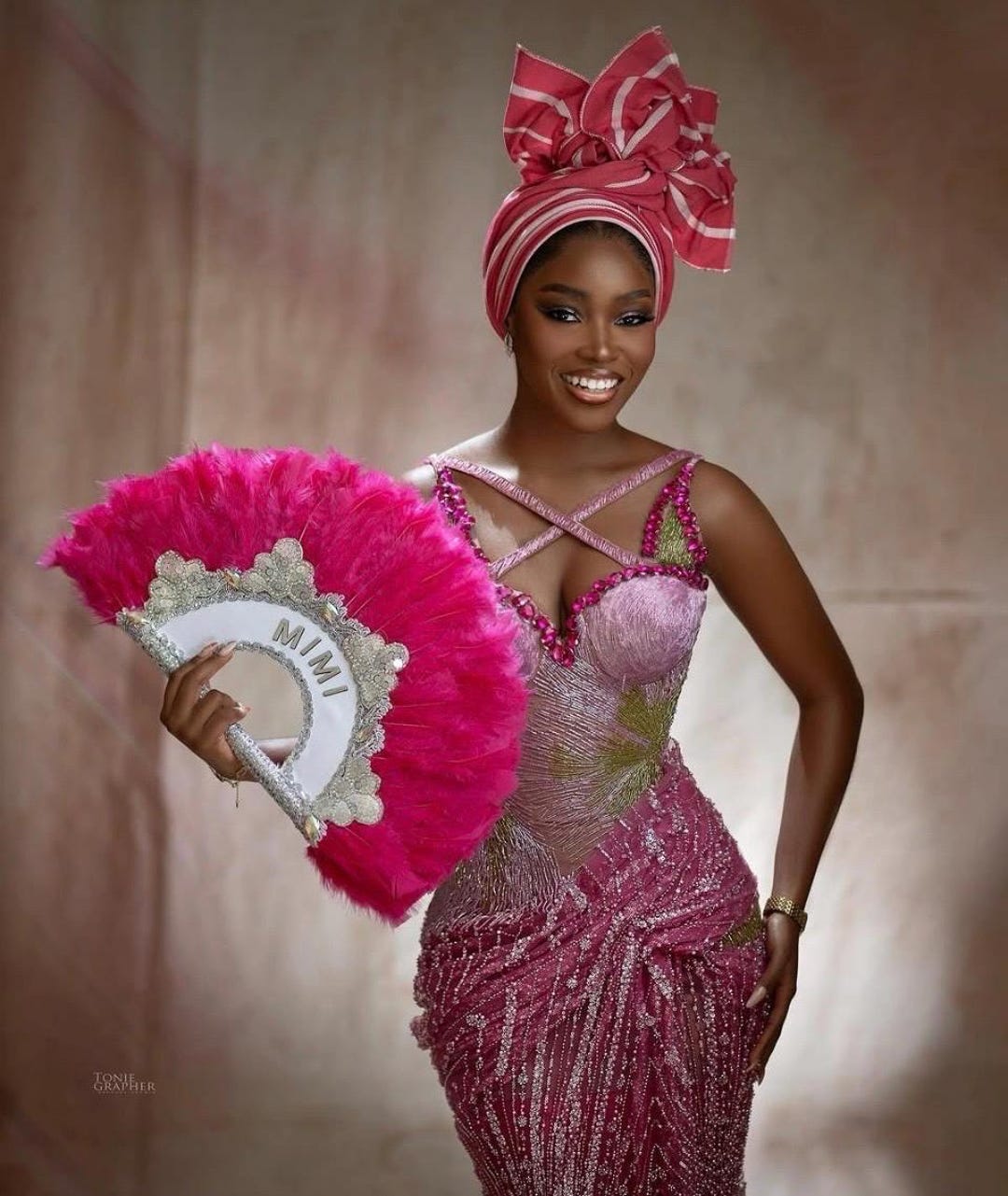 African Traditional Wedding Handfan Asoebi Nigerian Wedding Fan Feather ...
