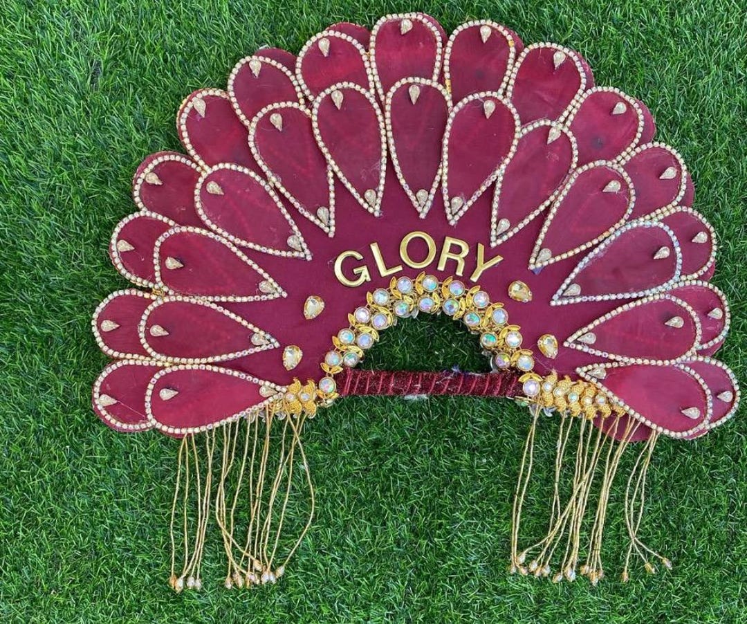 African Traditional Wedding Bridal Handfans Asoebi Fan Igbo Wedding Fan ...