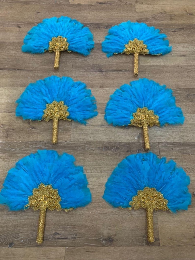 African Traditional Wedding Bridal Handfans Asoebi Fan Igbo Wedding Fan ...