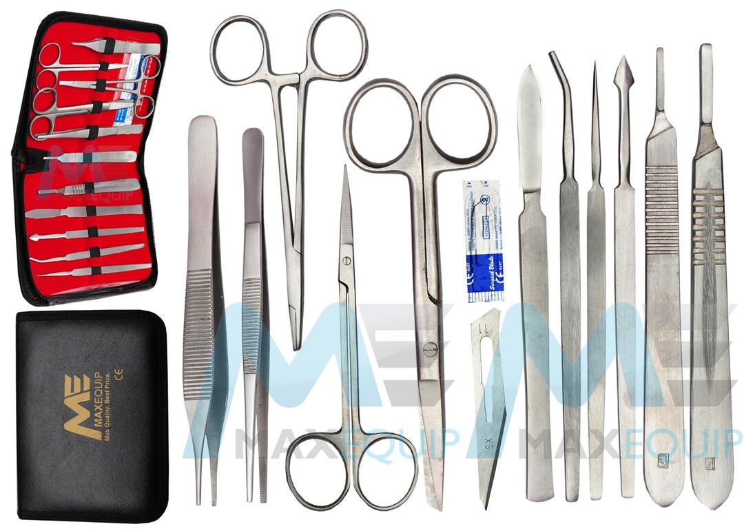 12 Pcs Dissecting Instruments Kit Anatomy Set Medical Student Supplies ...