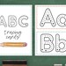 Alphabet Tracing Cards A-Z, Handwriting Practice, TK /prek / Preschool ...