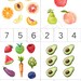 Watercolor Farm Number Matching Cards (1-10), Digital Download, TK ...