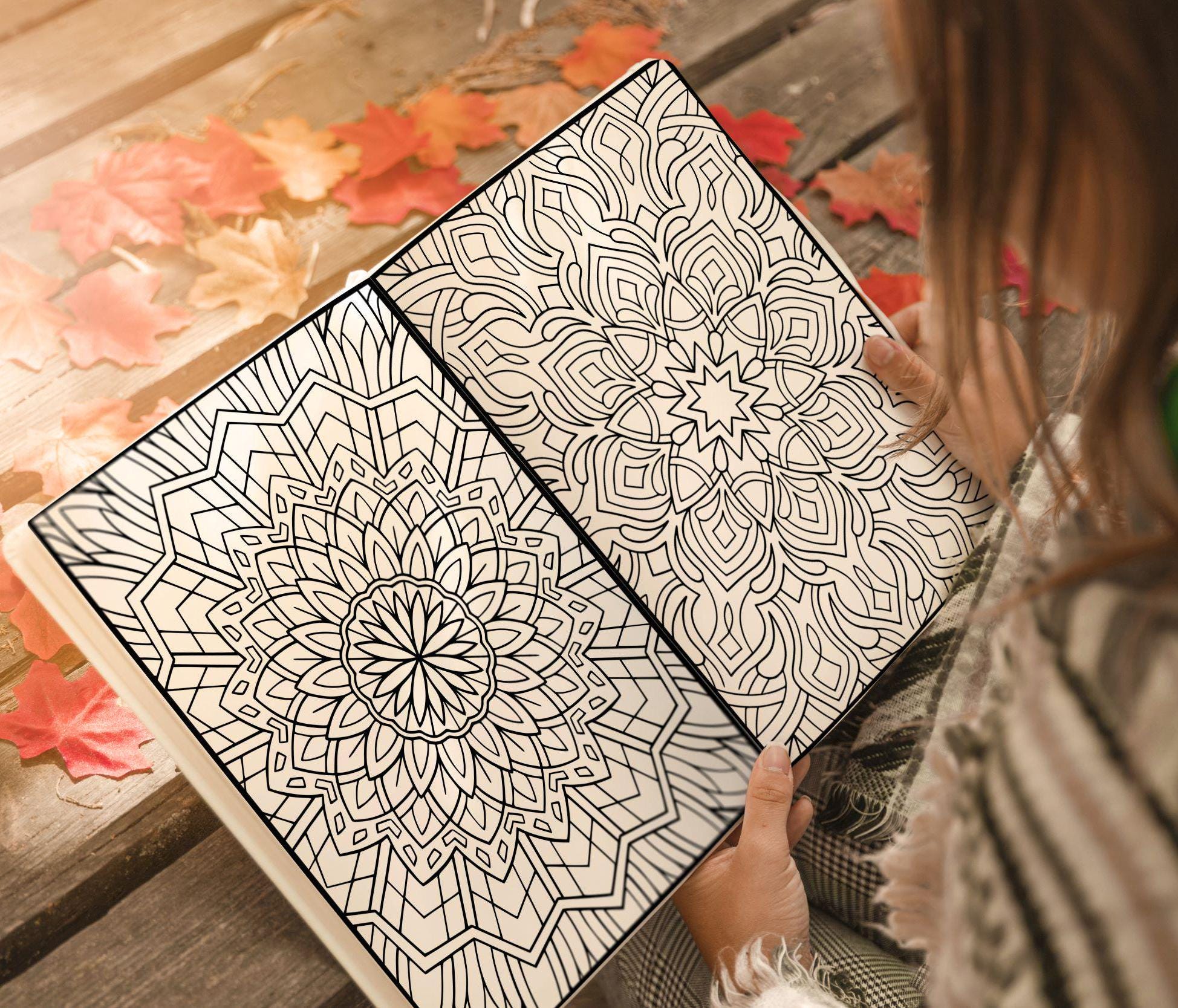 Printable Mandala Coloring Pages. 30 Pages. Printable PDF Digital ...