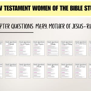 Women of the Bible Study PDF Old and New Testament Bible Study ...