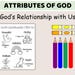 Attributes of God Coloring Pages for Kids - Bible Study, Sunday School ...
