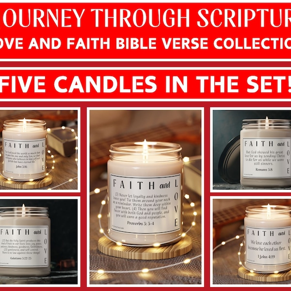 Bible Verse Candles - Etsy