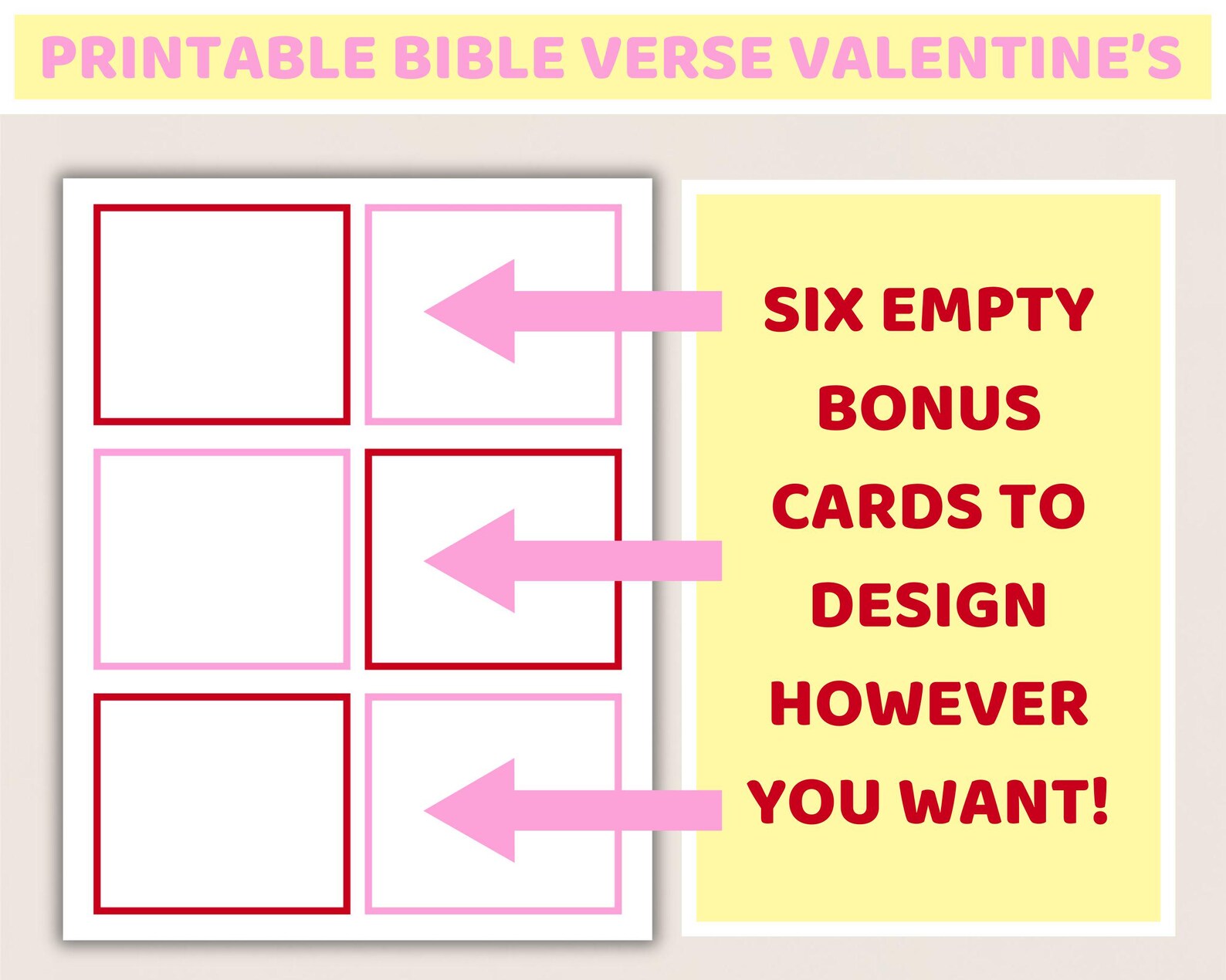 Bible Verse Valentine's Day Cards for Kids, Classroom Party Cards ...