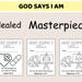 God Says I Am Coloring Craft for Kids - Fill in the Blanks Bible ...