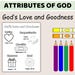Attributes of God Coloring Pages for Kids - Bible Study, Sunday School ...