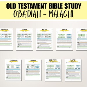 Old Testament Books of the Bible Study Printable PDF Bible Study ...