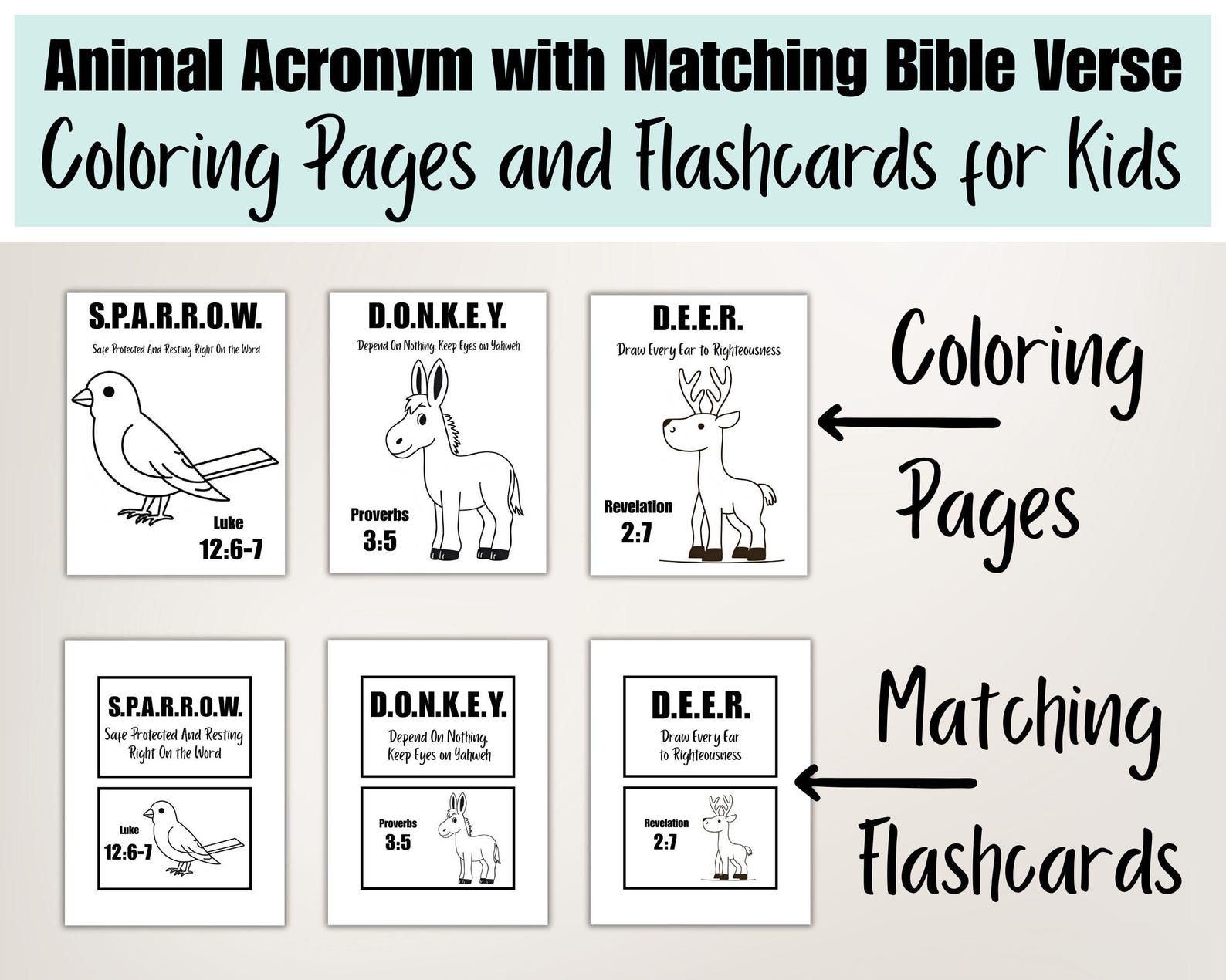 Bible Coloring Pages for Kids - Sunday School, Church, & Homeschool ...