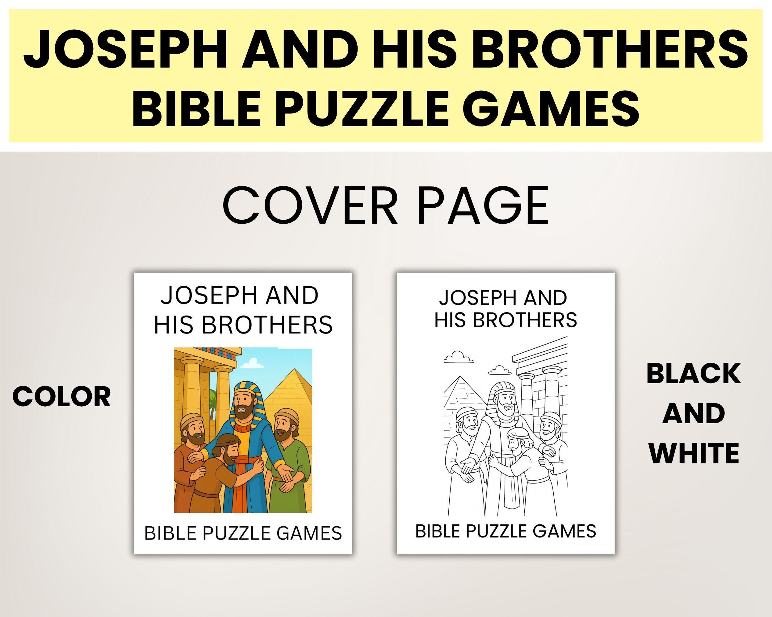 Joseph and His Brothers Bible Puzzle Games for Kids - Christian ...
