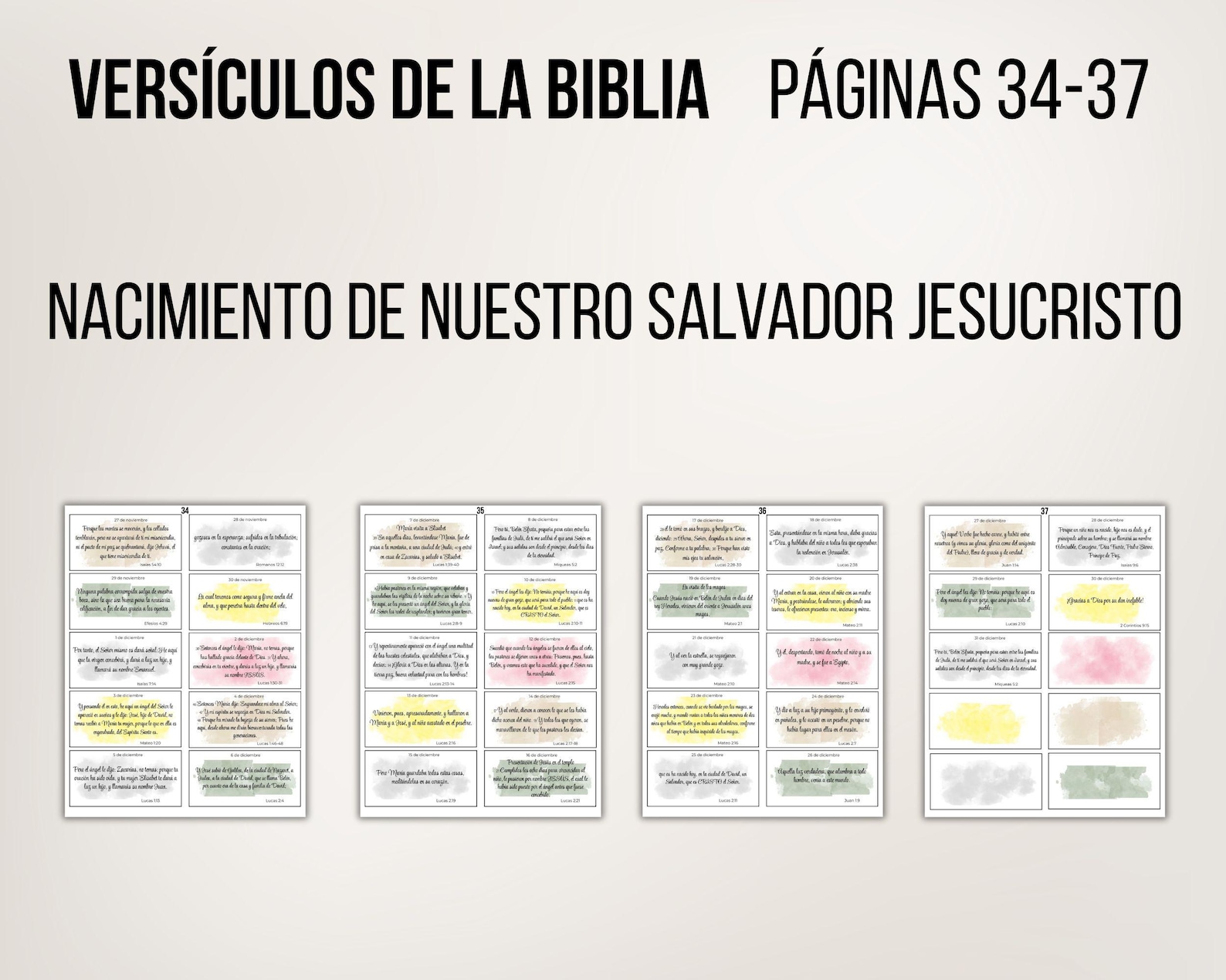 365 Bible Verses in Spanish, Reina-valera 1960 - Love, Joy, Faith, Hope ...