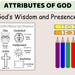 Attributes of God Coloring Pages for Kids - Bible Study, Sunday School ...