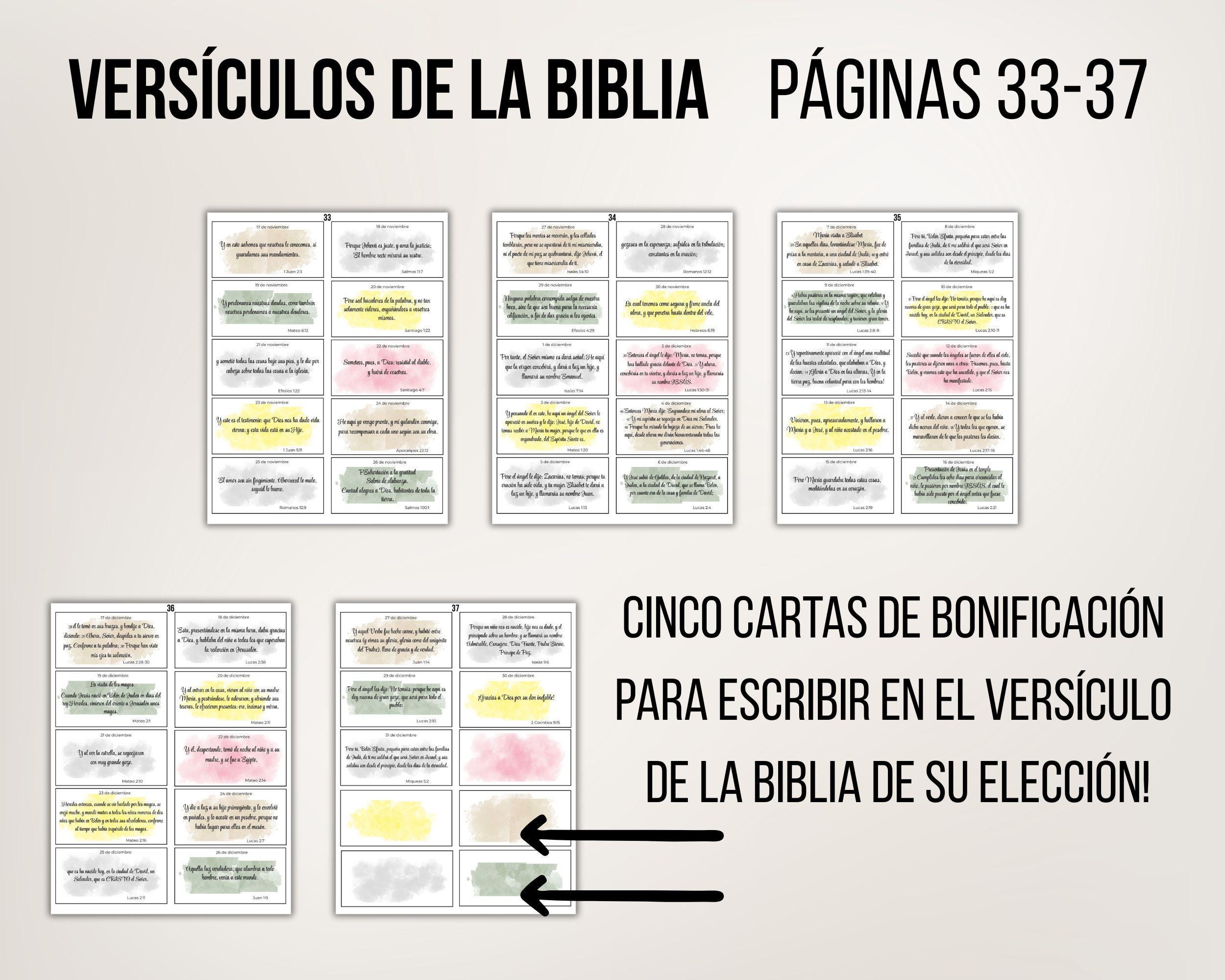 365 Bible Verses in Spanish, Reina-valera 1960 - Love, Joy, Faith, Hope ...