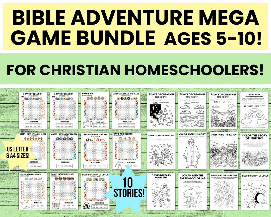 Bible Adventure Mega Game Bundle - Christian Homeschool Bible ...