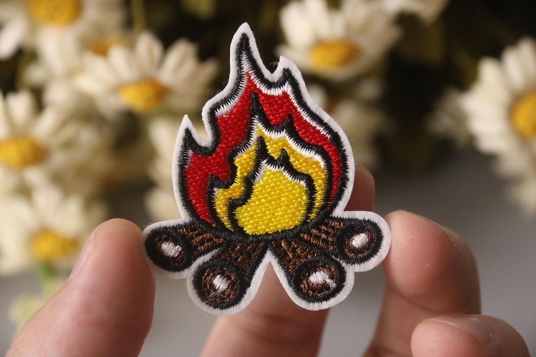 Campfire Patch, Camping Patch, Iron on Patch, Stick on Patch ...