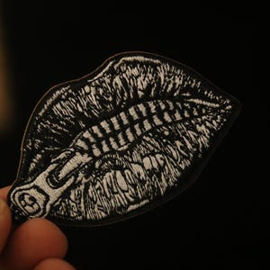 Zipper Mouth Patch, Shut up Patch, Iron on Patch, Stick on Patch ...
