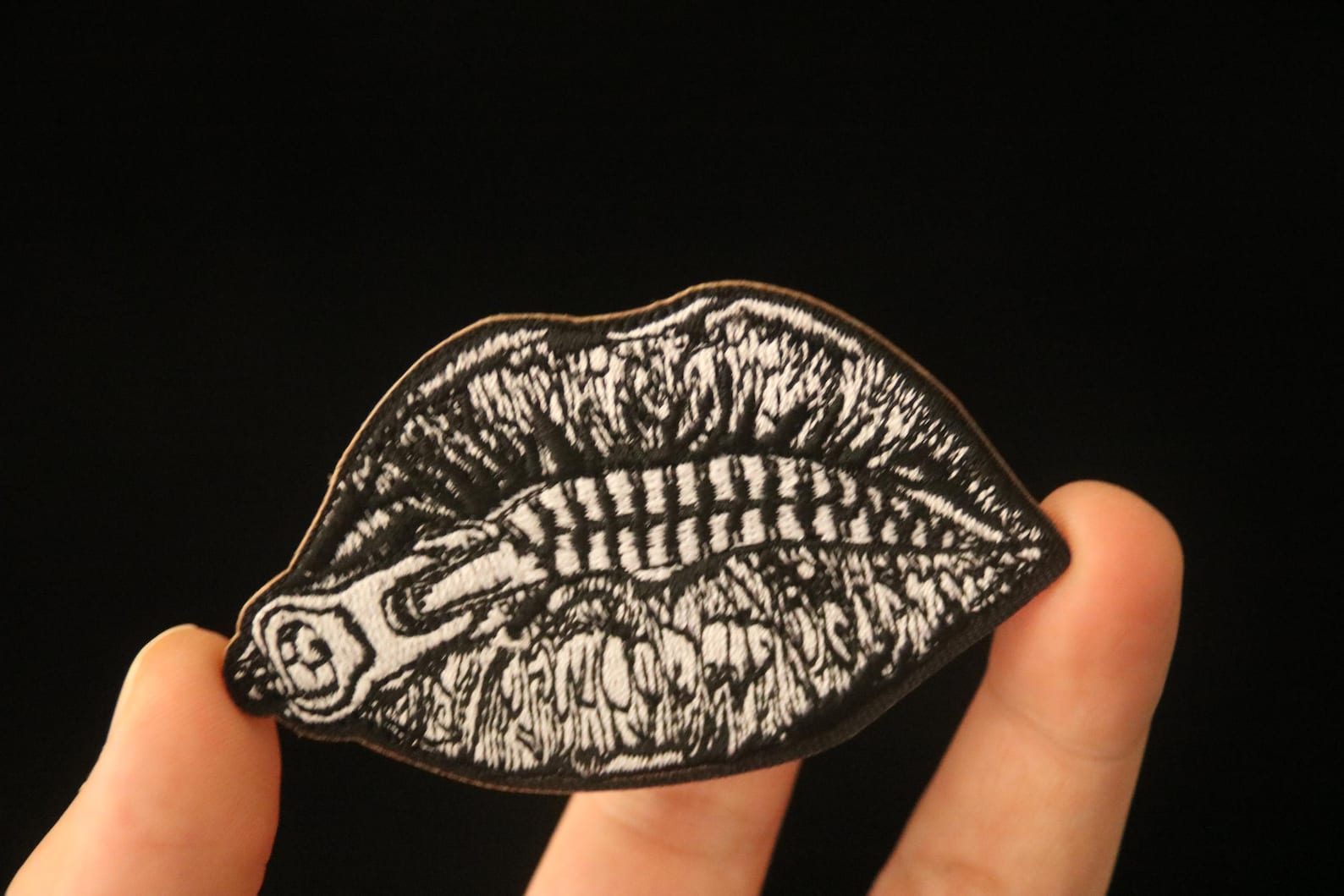 Zipper Mouth Patch, Shut up Patch, Iron on Patch, Stick on Patch ...