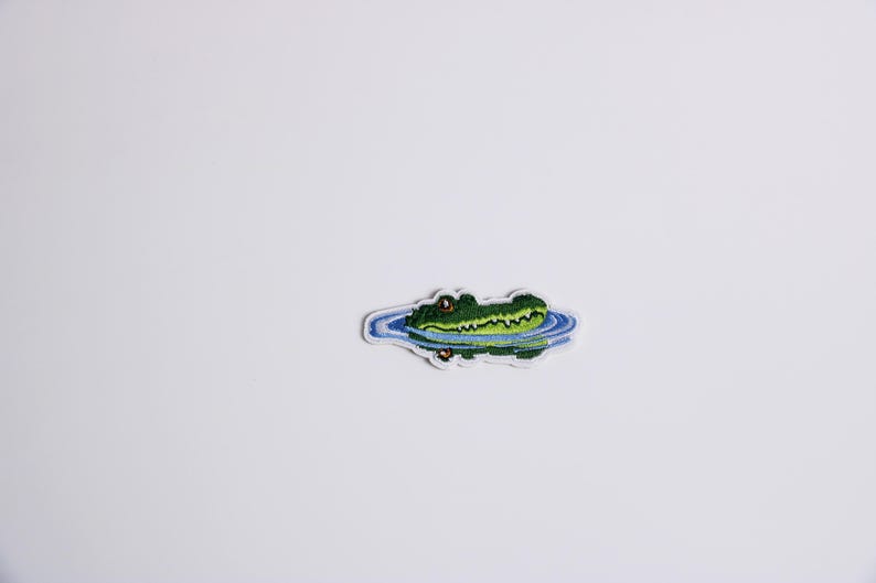 Alligator Patch, Crocodile Patch, Iron on Patch, Embroidered Patch ...