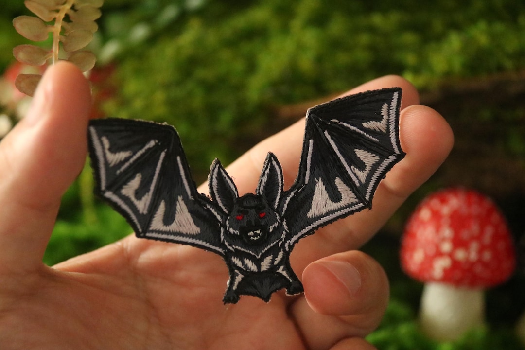 Cool Bat Patch, High End Patch, for Halloween, Iron on Patch, Stick on ...