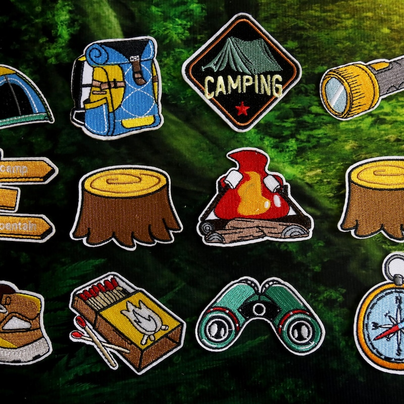 Camp Patch - Etsy