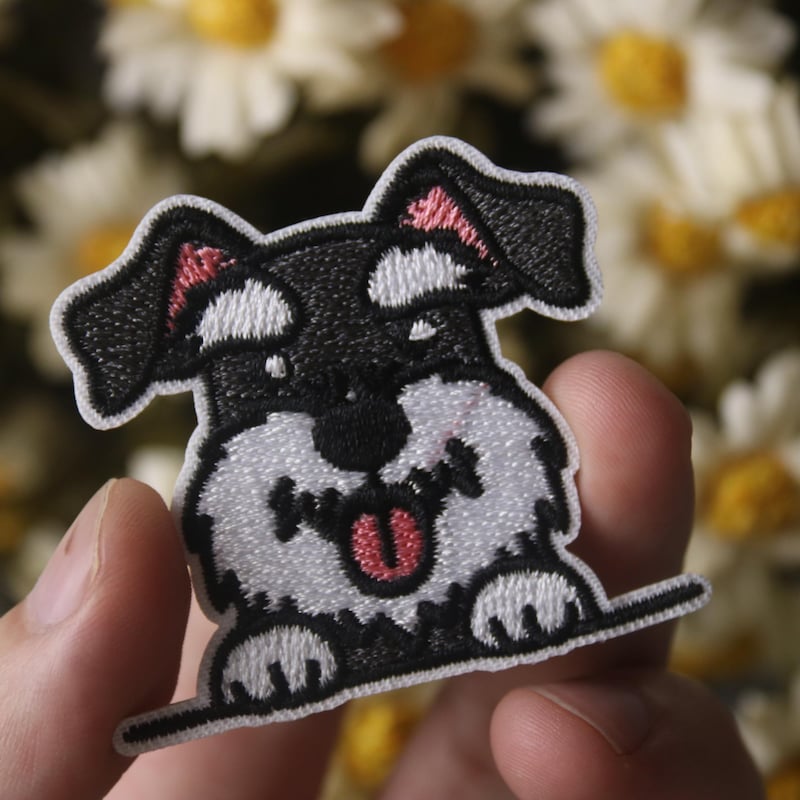 Schnauzer Patch - Etsy