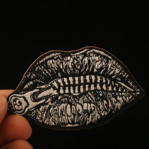 Zipper Mouth Patch, Shut up Patch, Iron on Patch, Stick on Patch ...