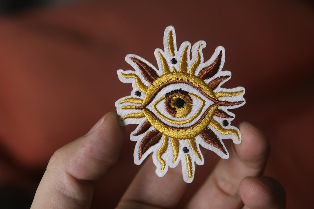 Bohemia Sun Eye Patch, Evil Eye Patch, Iron on Patch, Stick on Patch ...