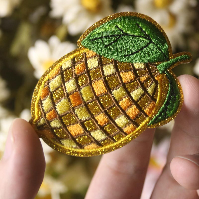 Lemon Applique - Etsy