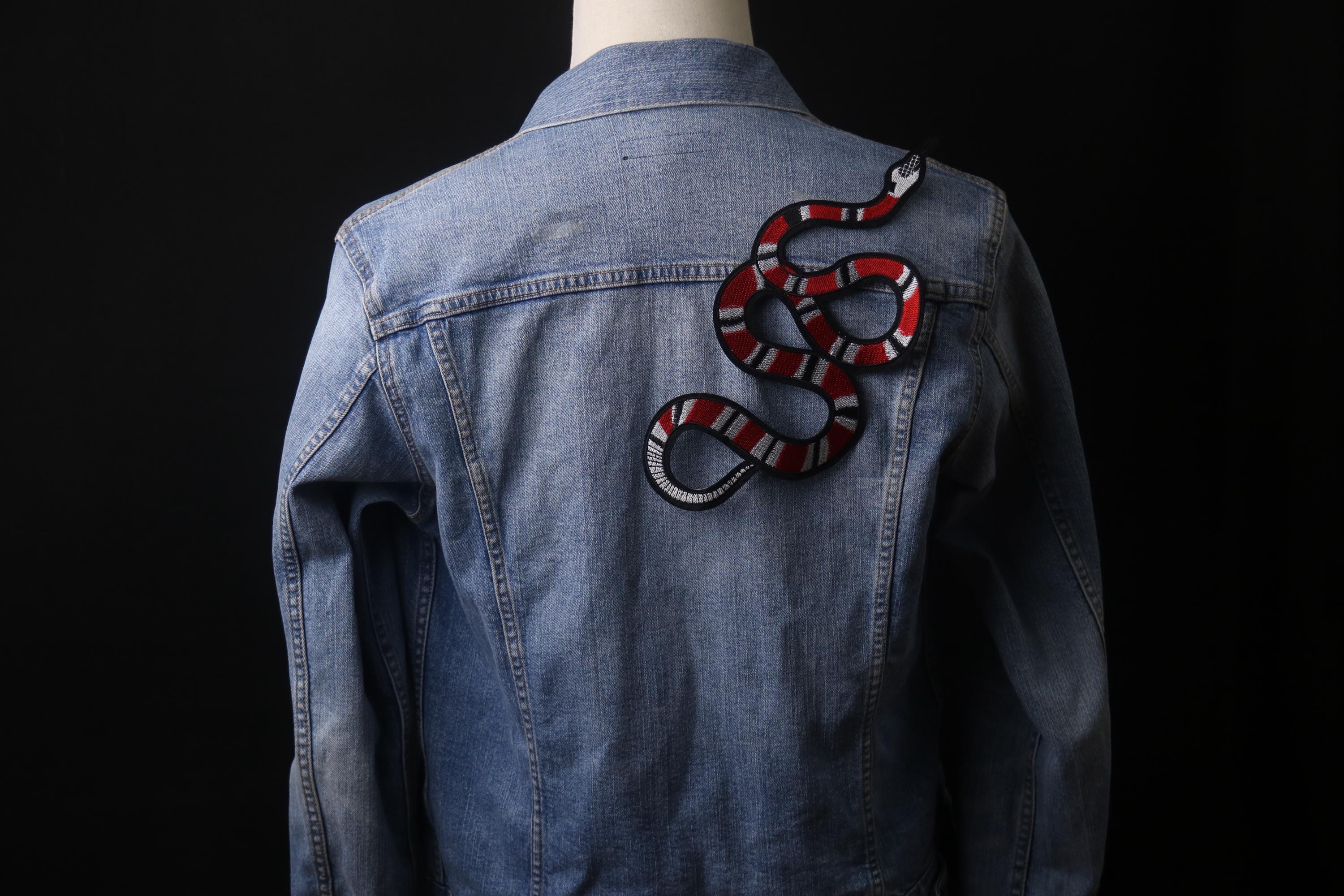 Large Red Snake Patch, Iron on Patch, Embroidered Patch, Funny Patch ...