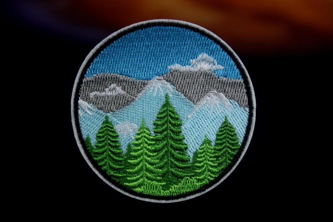 Wild Badge Patch, Forest Patch, Outdoor, Iron on Patch, Stick on Patch ...