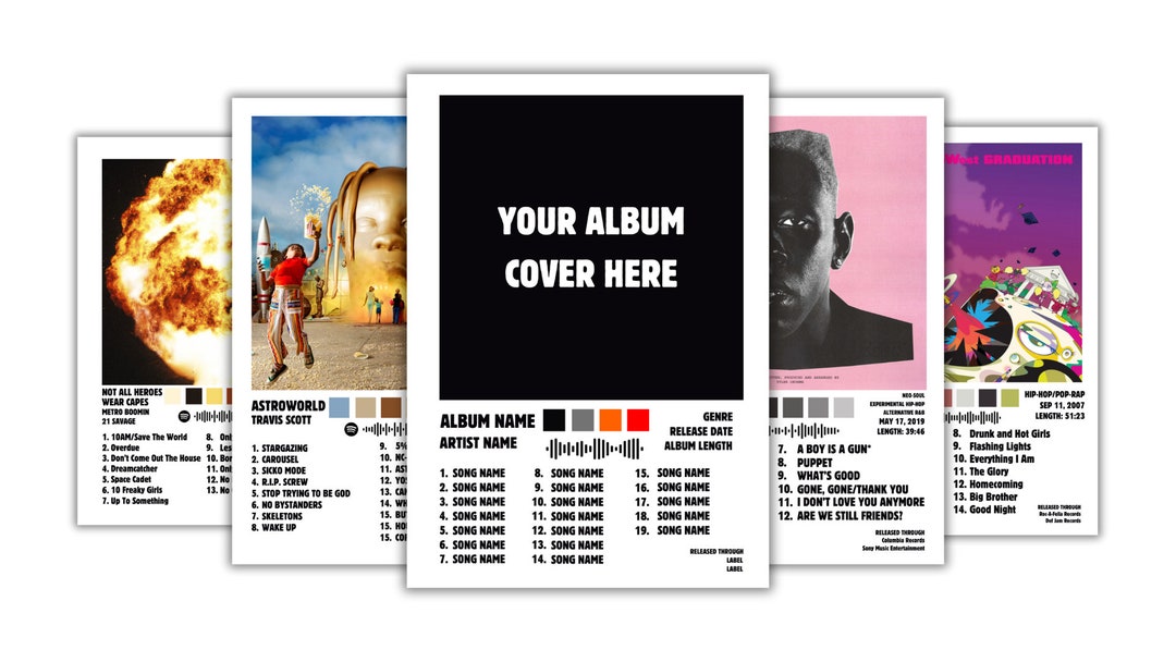 Custom Album Cover Posters Anyalbum Poster Print Poster Album Cover ...