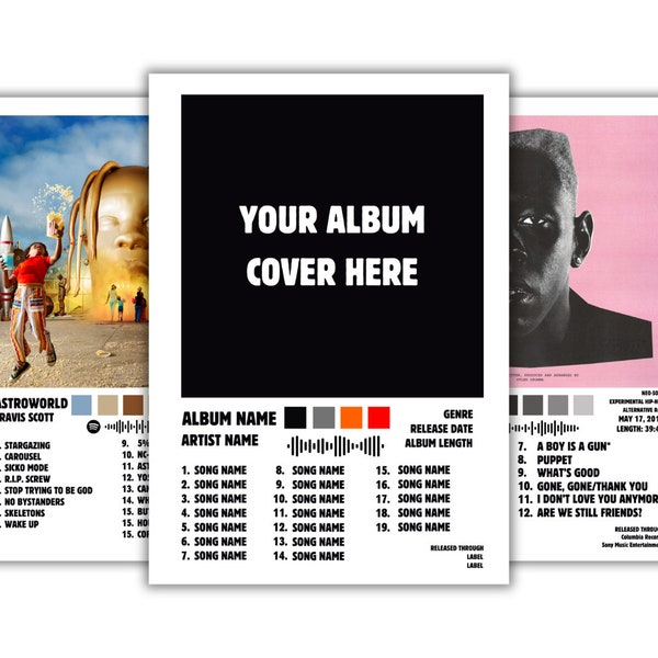 Album Cover Wall Art - Etsy