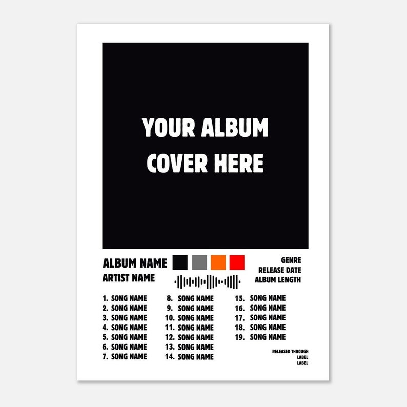 Custom Album Cover Posters Anyalbum Poster Print Poster Album Cover ...