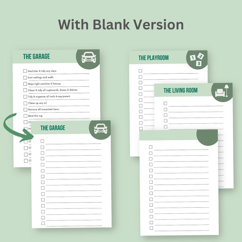 Room Cleaning Checklist | Printable Cleaning Schedule - Etsy