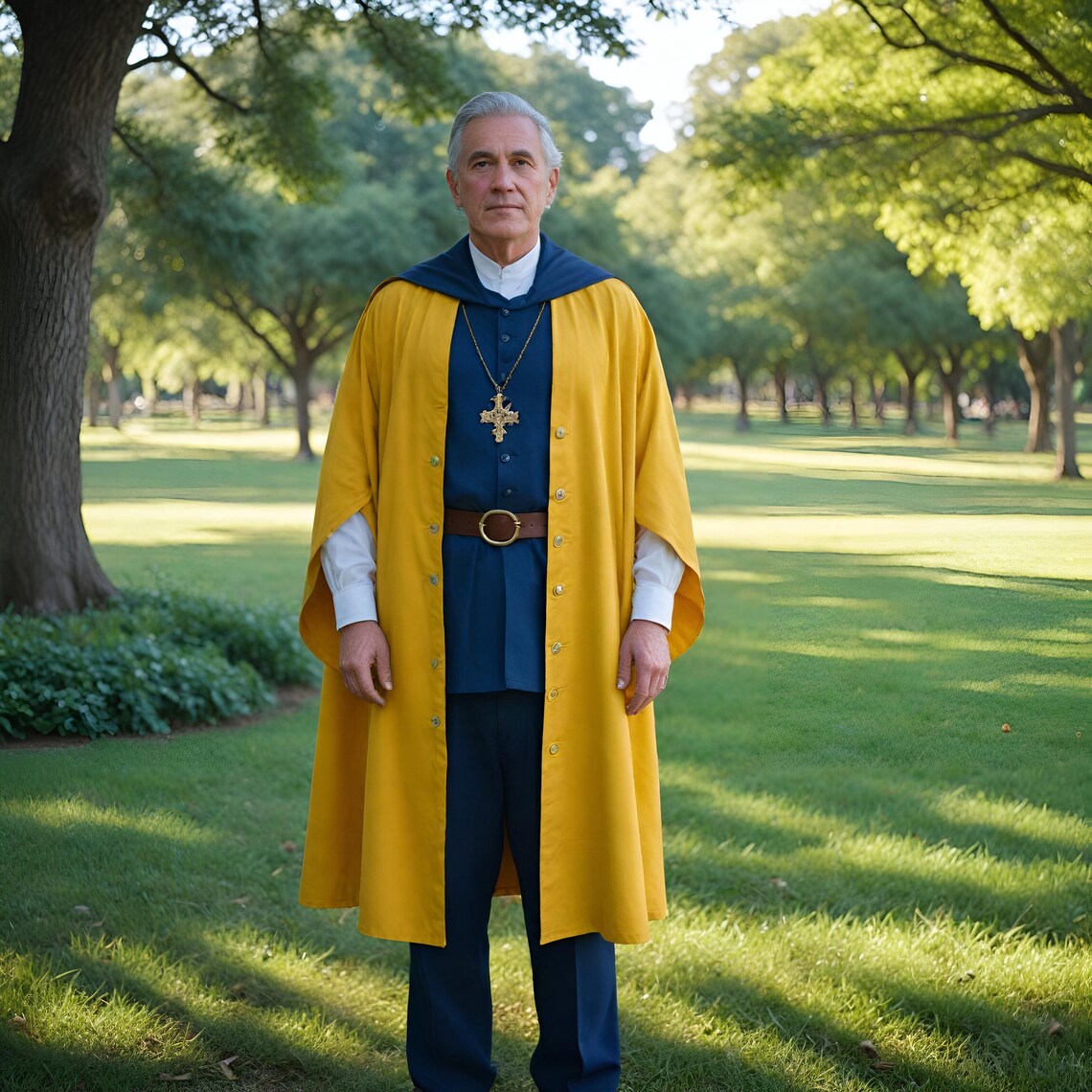 Elegant Medieval Priest Robe | Men's Vintage Clerical Costume ...