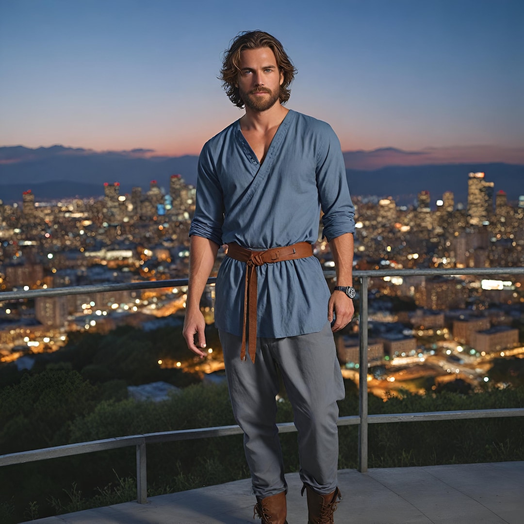 Renaissance Urban Samurai Tunic | Men's Pirate Cosplay Costume | Trendy ...