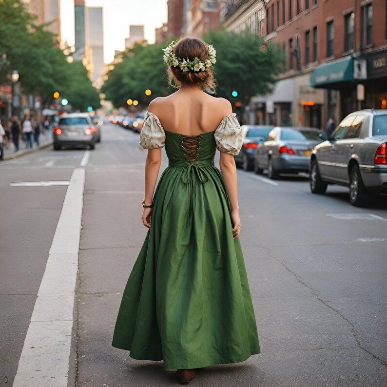 Urban Bohemian Goddess Dress | Renaissance-inspired Women's Fantasy ...