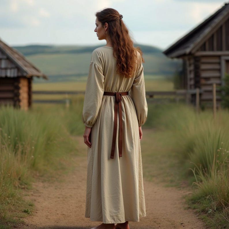 Medieval Village Style Tunic Dress | Women's Historical Costume ...