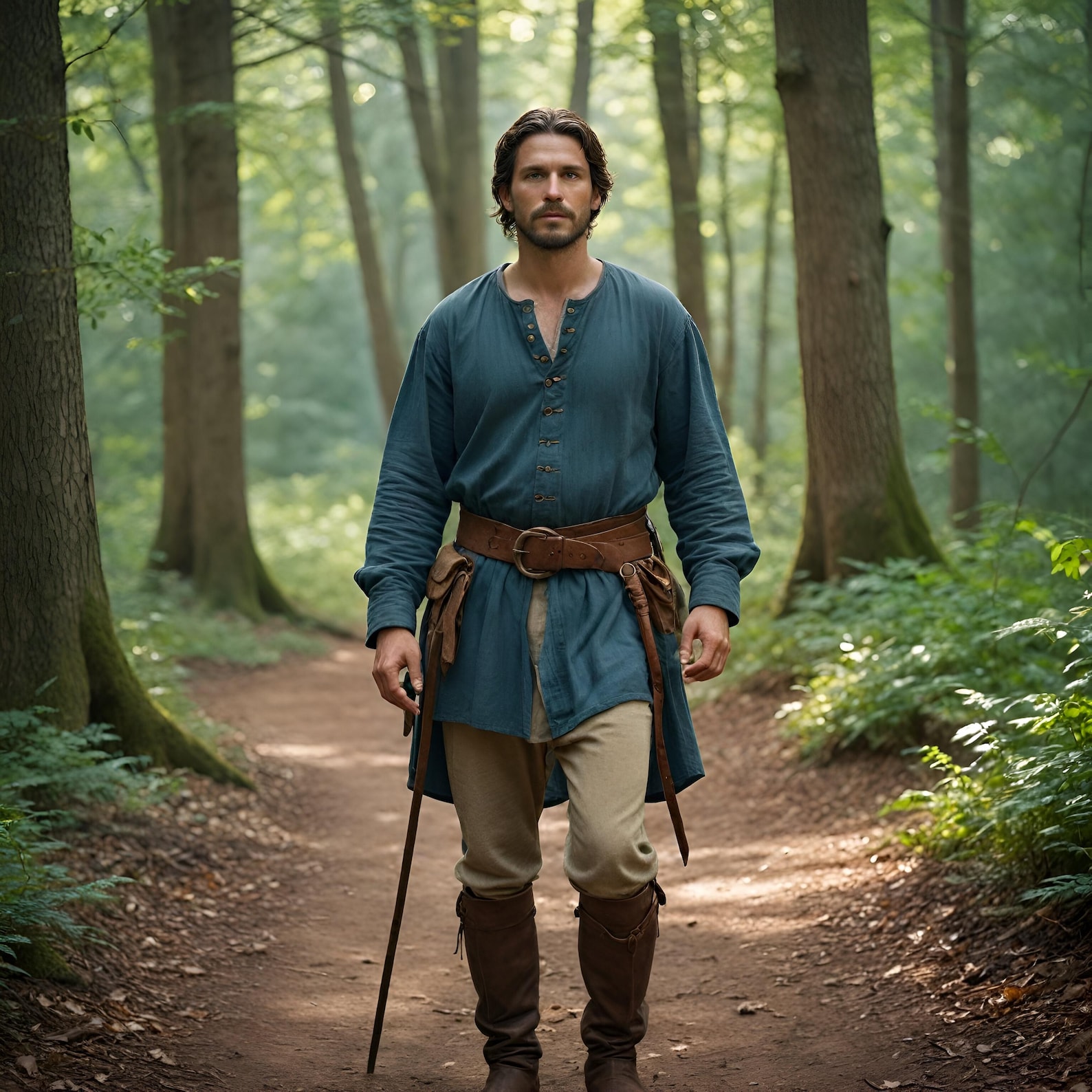 Stylish Robust Woodsman Forest Ranger Costume | Men's Historical ...