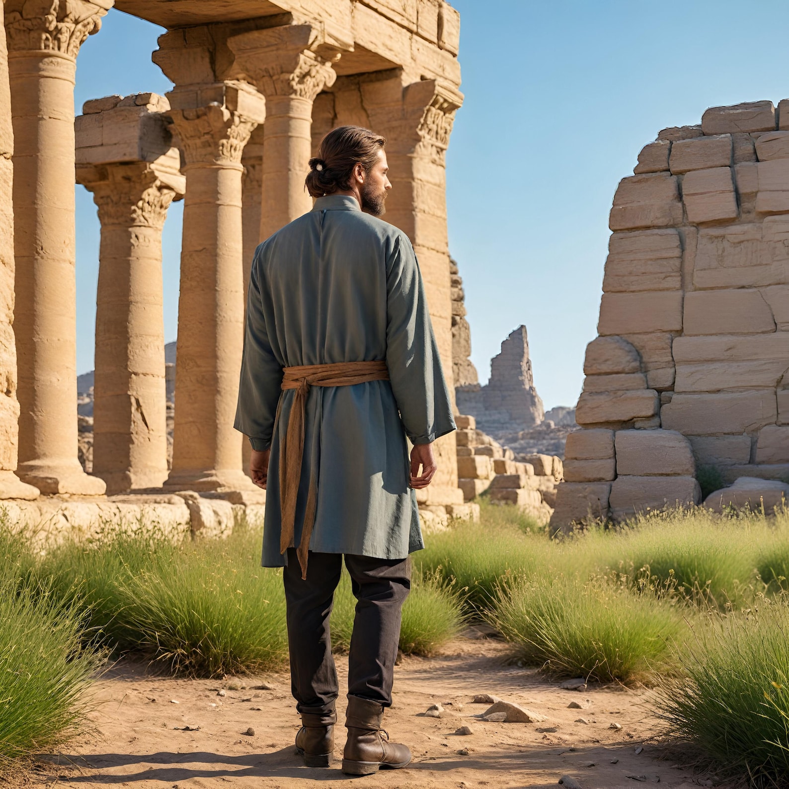 Ancient Explorer Tunic Costume | Men's Historical Adventure Outfit ...