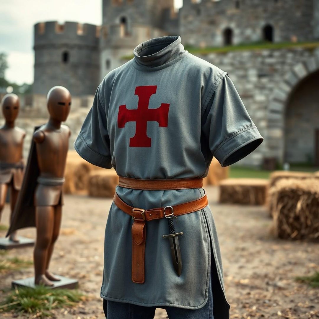 Crusader Knight Tunic Instant Download Templar Cosplay Costume Design ...