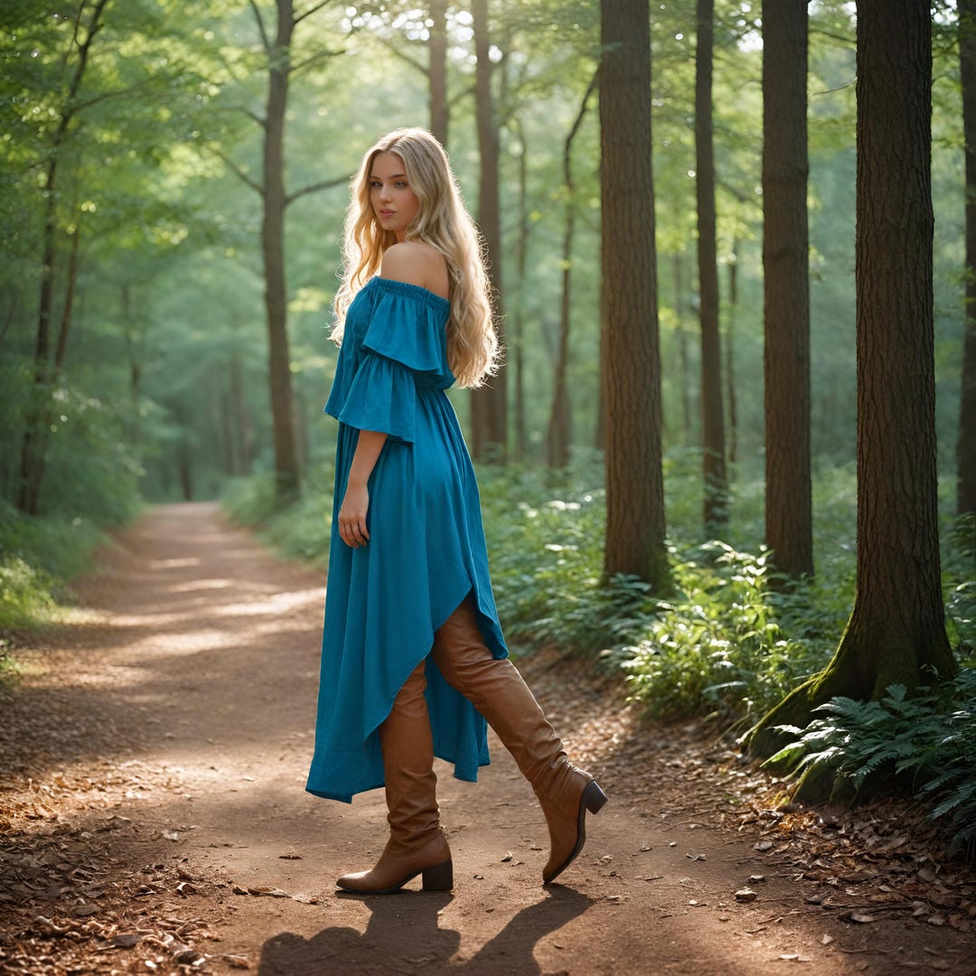 Enchanted Forest Goddess Gown | Women's Renaissance Cosplay Dress ...