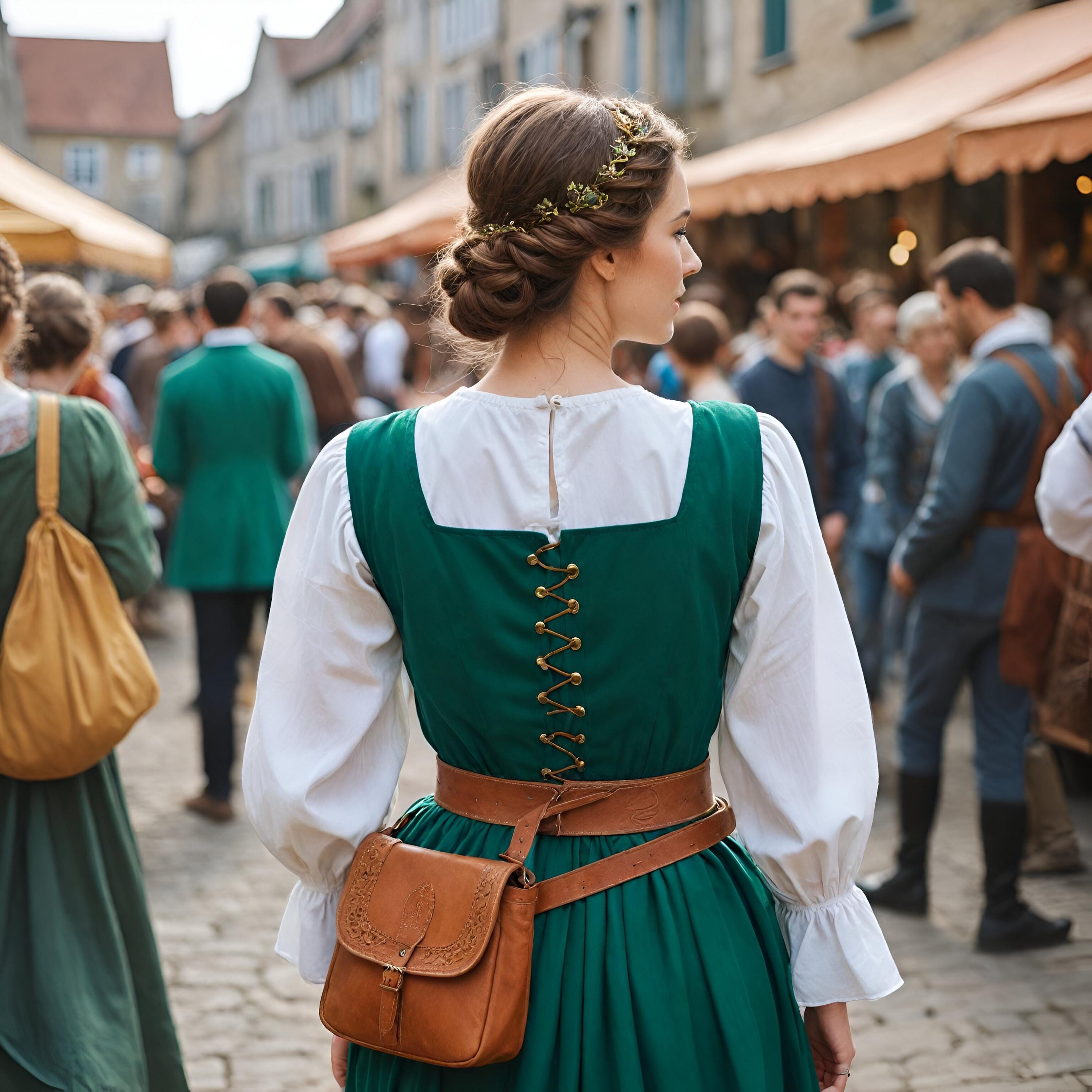 Elegant Renaissance Fair Maiden Dress | Women's Medieval Festival ...