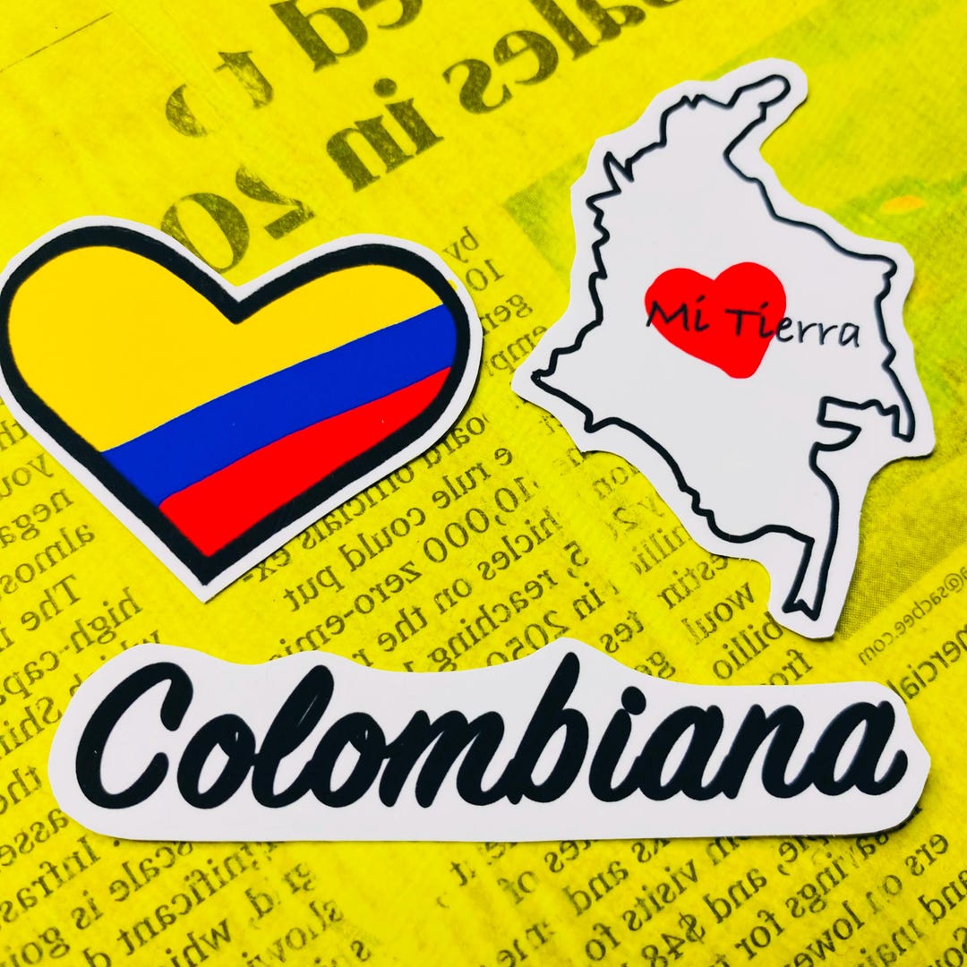 Colombian Sticker Set, Colombian Love, Colombian Pride, Orgullo ...